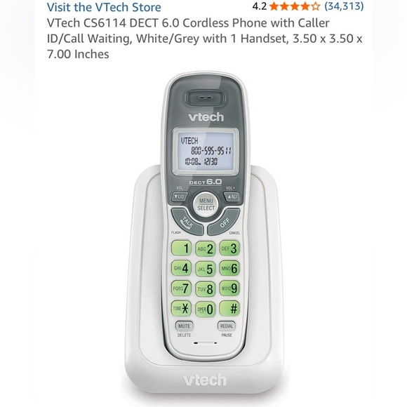 vtech | Cell Phones & Accessories | V Tech 6 Cordless Phone With Caller ...